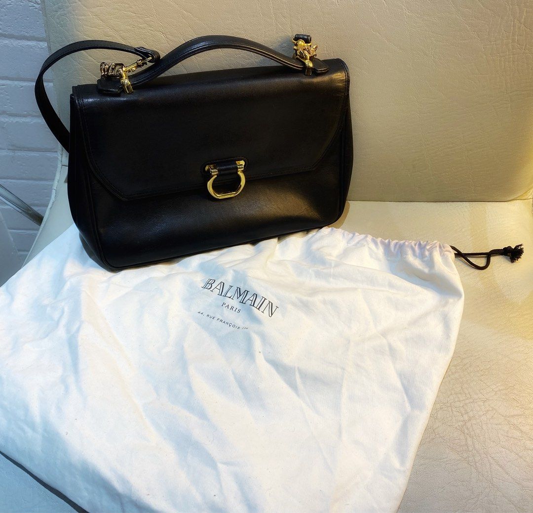 PIERRE BALMAIN LEATHER BAG, Luxury, Bags & Wallets on Carousell