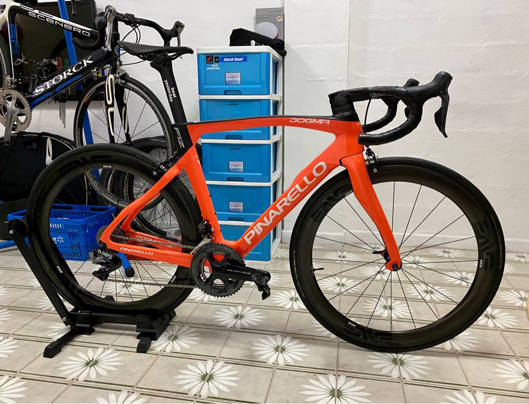 Pinarello Dogma F12 Venus Orange Size 53 Shimano Dura Ace Di2 R9150 ...