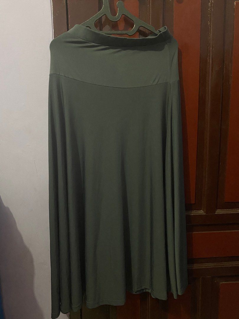 PINGGANG 72 PJG 100 ROK JERSEY ABU ABU (MASIH BISA MELAR YA), Fesyen ...