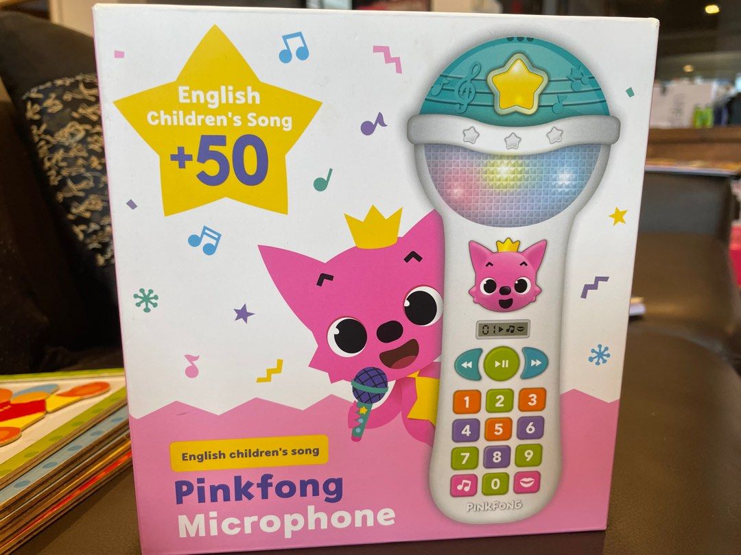 Pinkfong microphone, Babies & Kids, Infant Playtime on Carousell