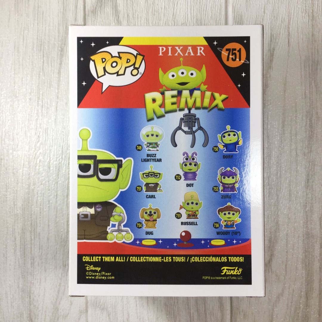 Disney Pixar Toy Story Alien Remix Carl Funko Pop 751, Hobbies & Toys ...