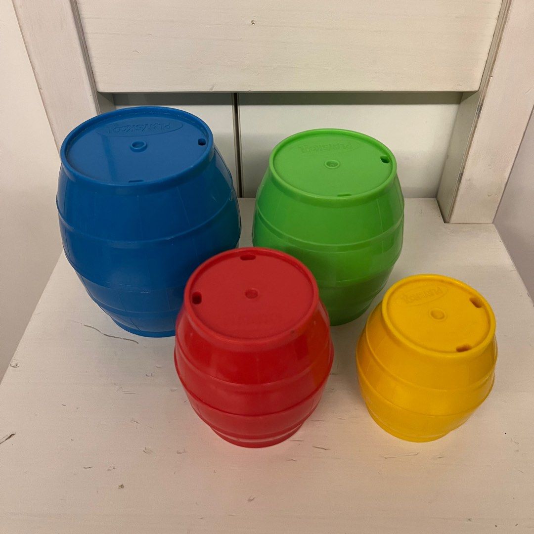 Playskool Stackable Barrels, Hobbies & Toys, Toys & Games on Carousell