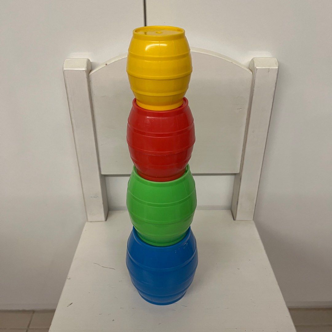 Playskool Stackable Barrels, Hobbies & Toys, Toys & Games on Carousell