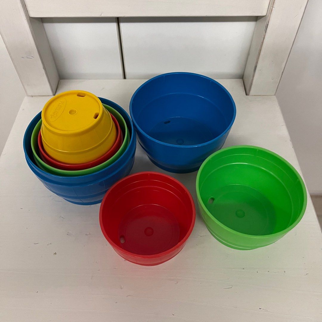 Playskool Stackable Barrels, Hobbies & Toys, Toys & Games on Carousell