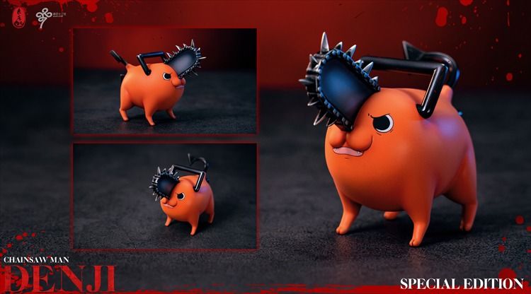 [PO] Seven Clubs X Liang Chen Studio - Chainsaw Man Denji Riding Devil ...