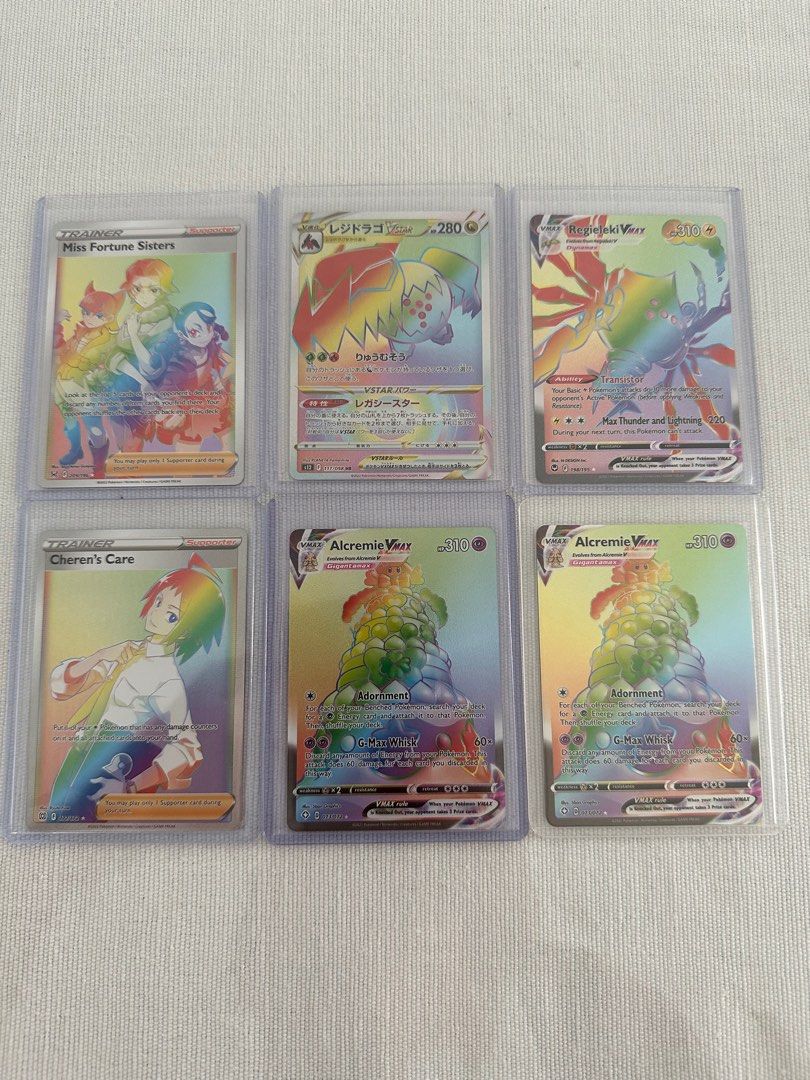 pokemon rainbow rare cards trainer, Hobbies & Toys, Toys & Games on ...