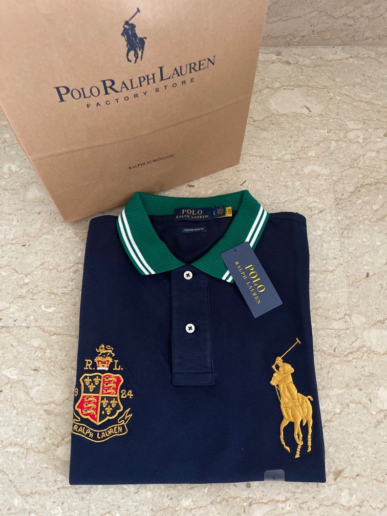 Polo Ralph Lauren Polo Tee Shirt (Green), Men's Fashion, Tops & Sets, Tshirts & Polo Shirts on ...