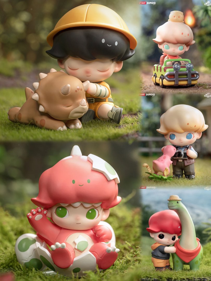 Popmart Dimoo Jurassic World, Hobbies & Toys, Toys & Games on Carousell