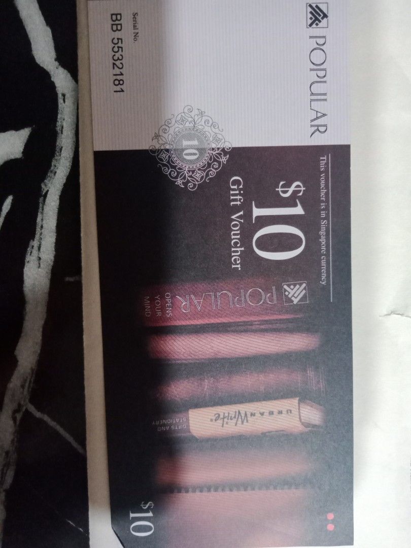 Popular voucher, Tickets & Vouchers, Vouchers on Carousell