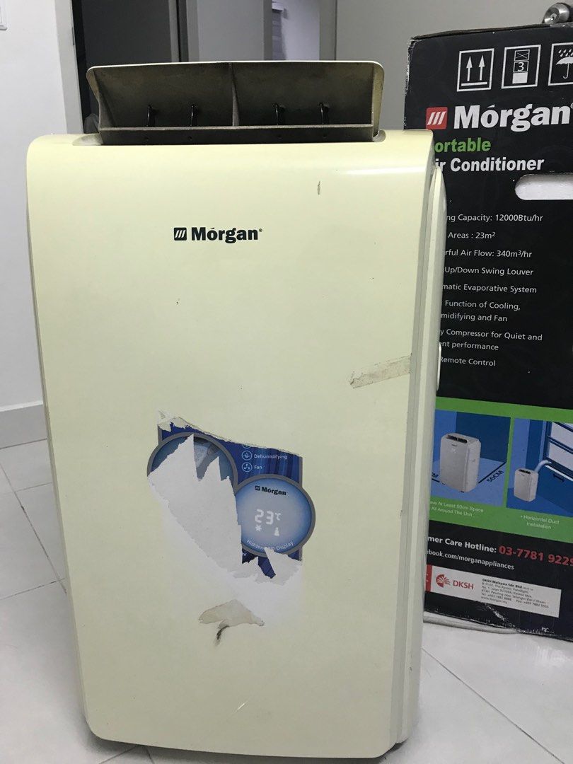 Portable aircond Morgan 1.5, TV & Home Appliances, Air Conditioners ...