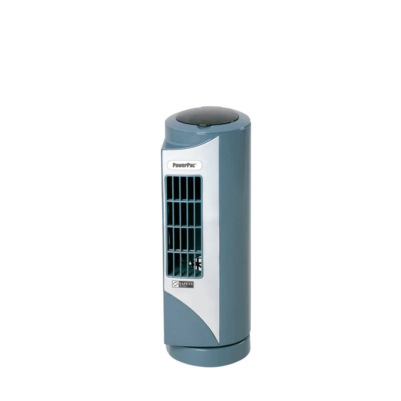 PowerPac PPTF10 Mini Tower Fan for Desk/Table - With Oscillation 9 ...