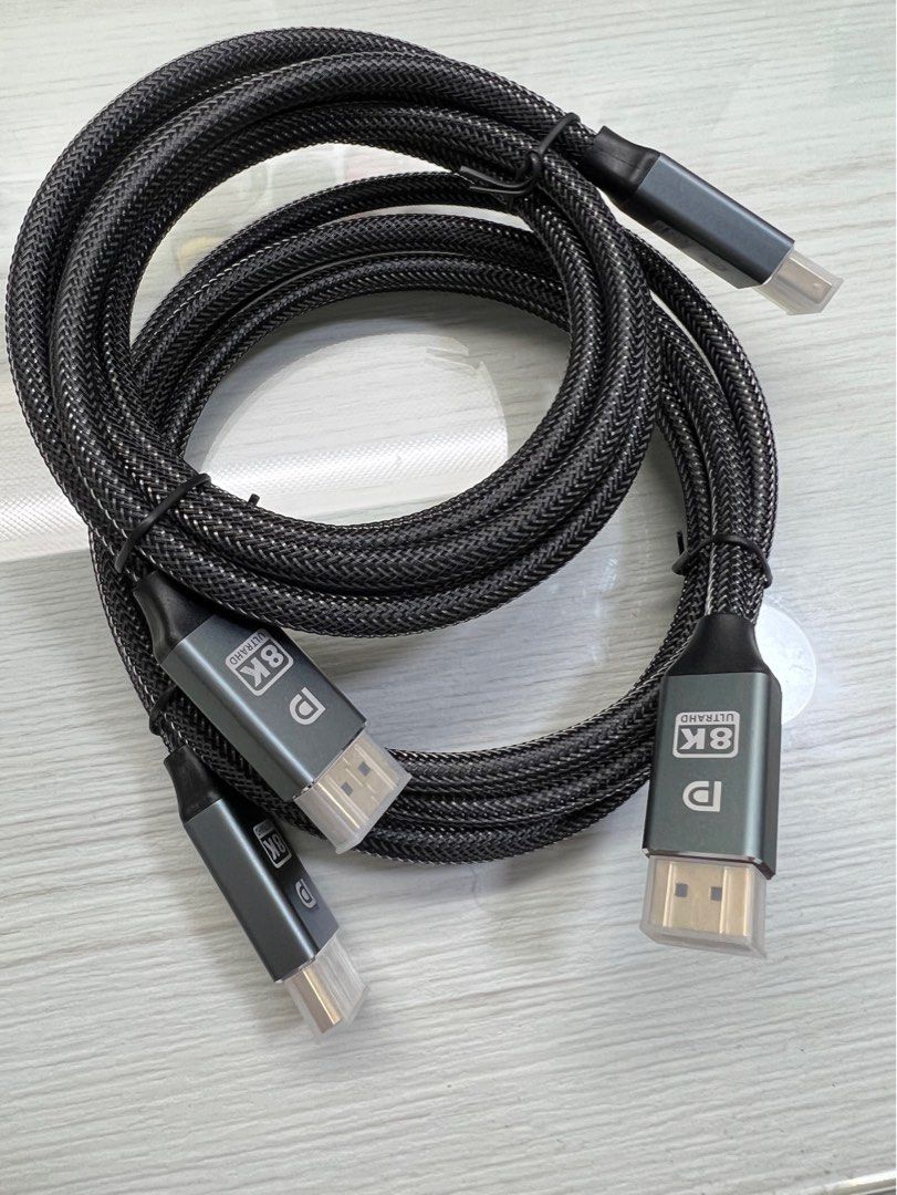 Premium Displayport DP to DP Cable 8K, Computers & Tech, Parts ...