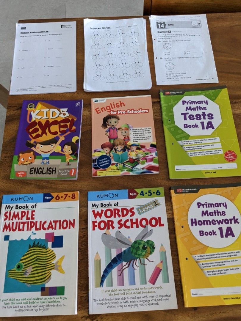 Primary 1 Workbooks, Assorted, Hobbies & Toys, Books & Magazines ...
