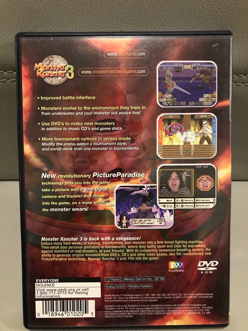 ps2 monster rancher 3 美版, 電子遊戲, 電子遊戲, PlayStation - Carousell