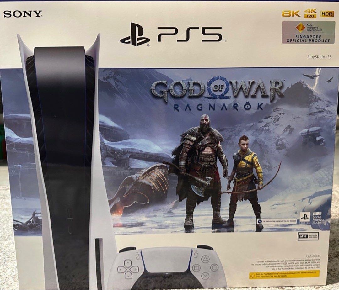 PS5 God of War Ragnarok Bundle, Video Gaming, Video Game Consoles ...