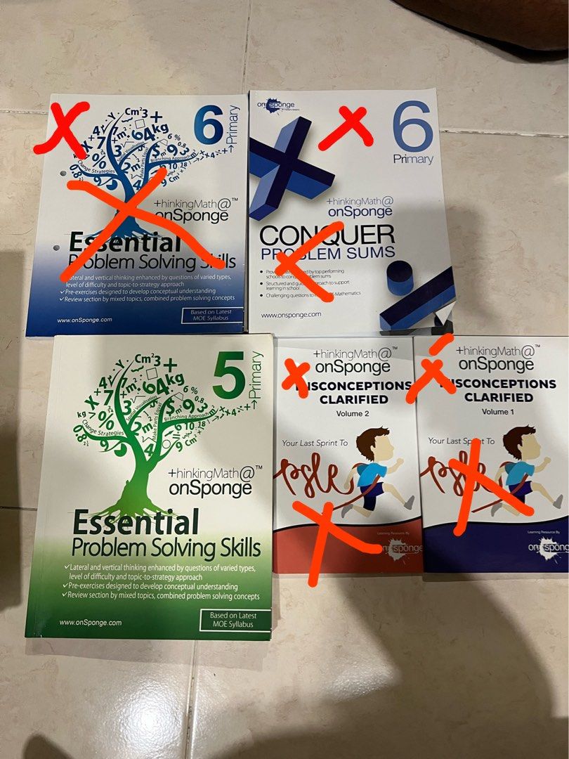 PSLE Math P6 Thinking Math @ onSponge - Must hav AL1 score, Hobbies ...