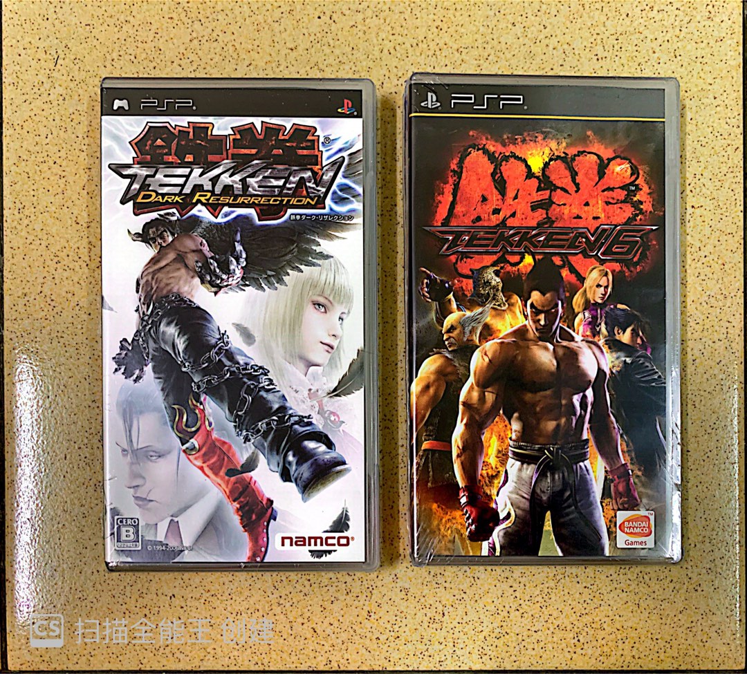 Psp tekken English and japan version, Video Gaming, Video Games ...