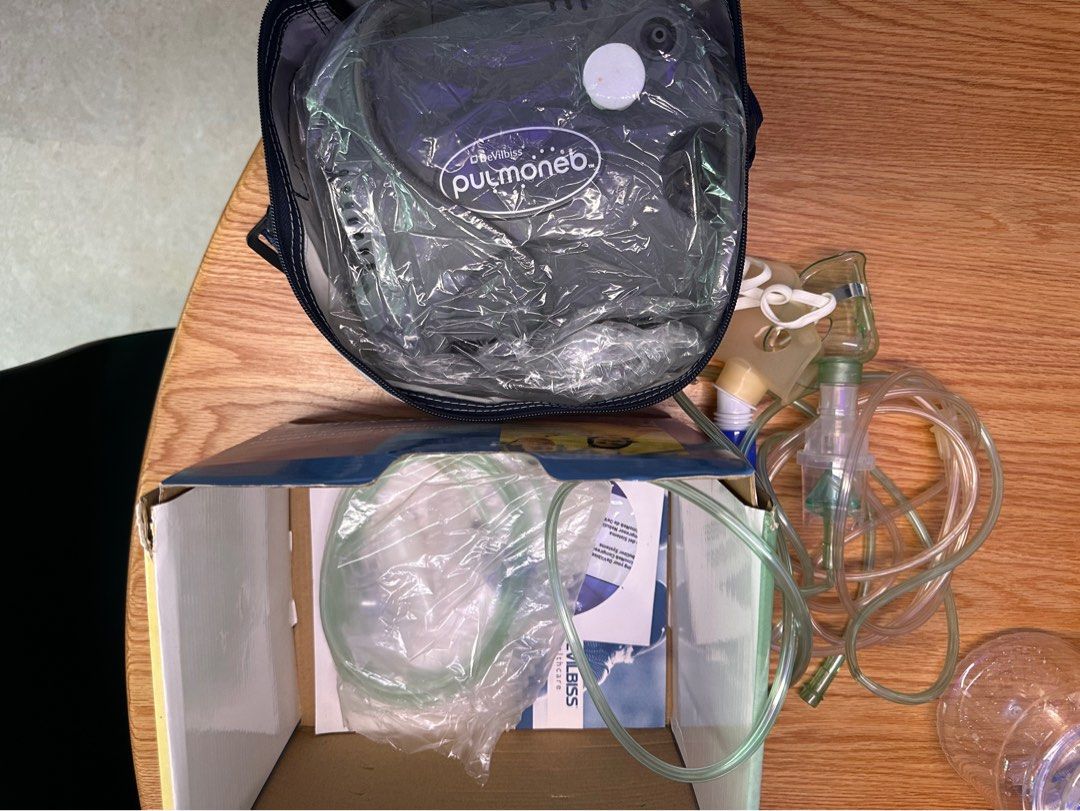 PulmoNeb Compact Compressor Nebulizer System, Health & Nutrition ...