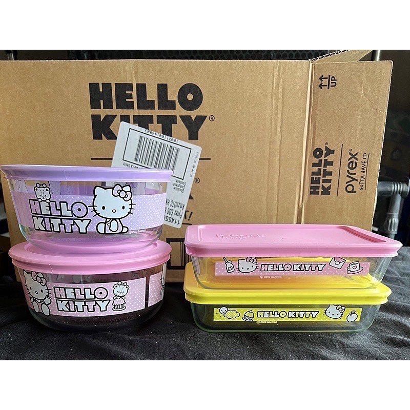 PYREX x Sanrio Hello Kitty Dinnerware, Furniture & Home Living ...