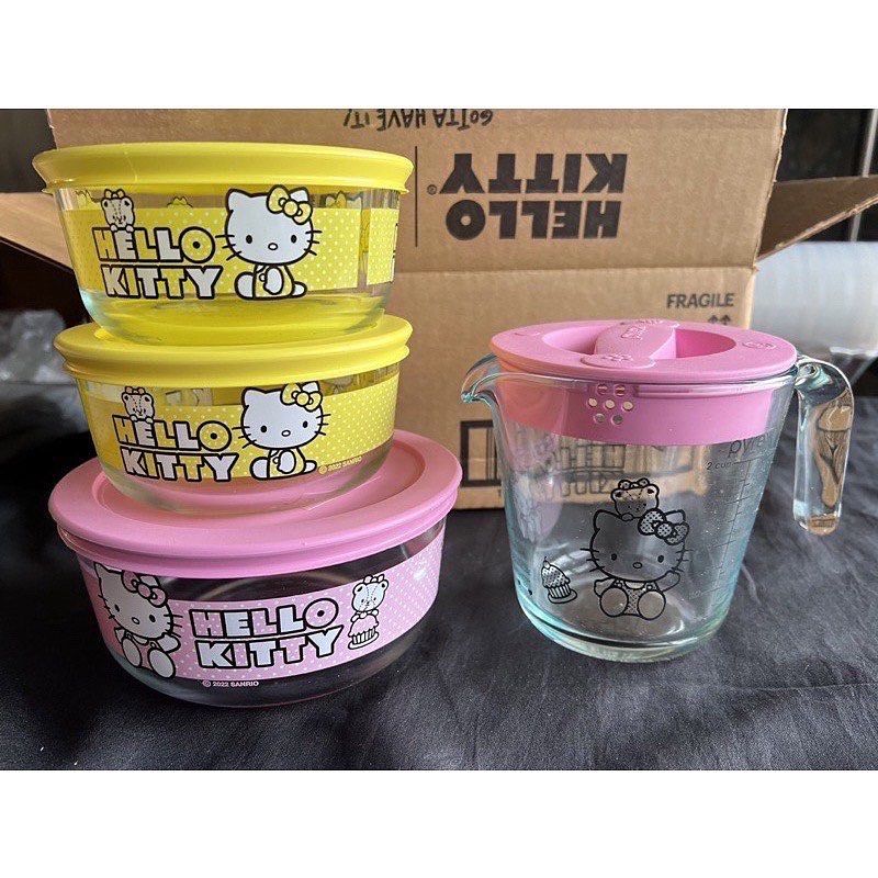 PYREX x Sanrio Hello Kitty Dinnerware, Furniture & Home Living ...