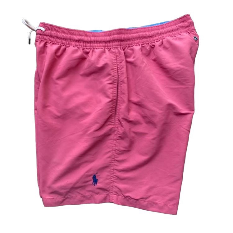 RALPH LAUREN EMBROIDERED SMALL LOGO NYLON SHORTS, Men's Fashion ...