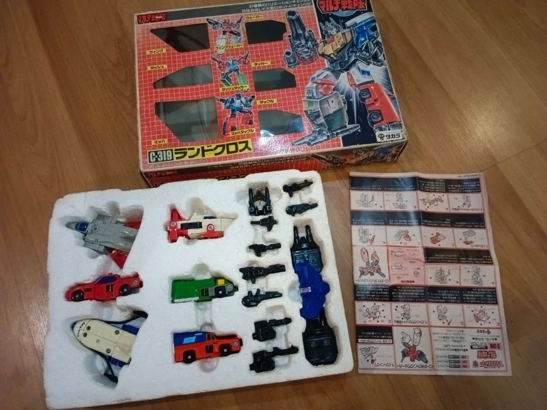 Rare vintage 1989 Takara Transformers G1 - Combiners Multiforce Victory ...