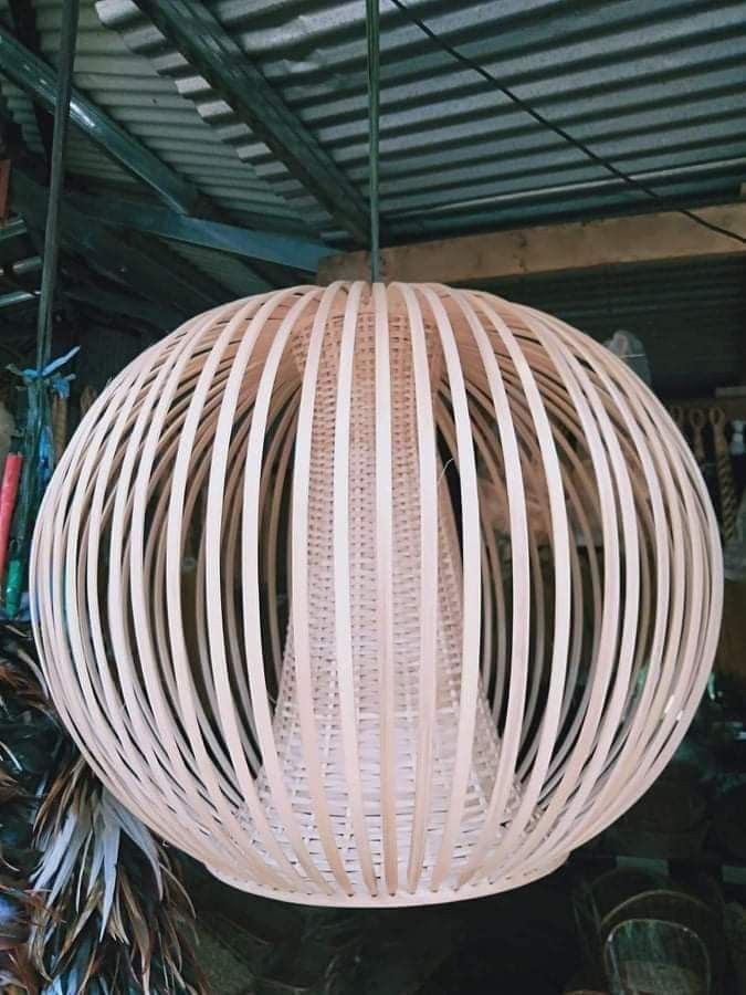 Rattan drop lights cover, Furniture & Home Living, Lighting & Fans ...