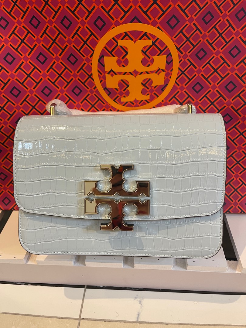 READY STOCK AUTHENTIC TORY BURCH BLUE MIST CROSSBODY SLING BAG HANDBAG ...