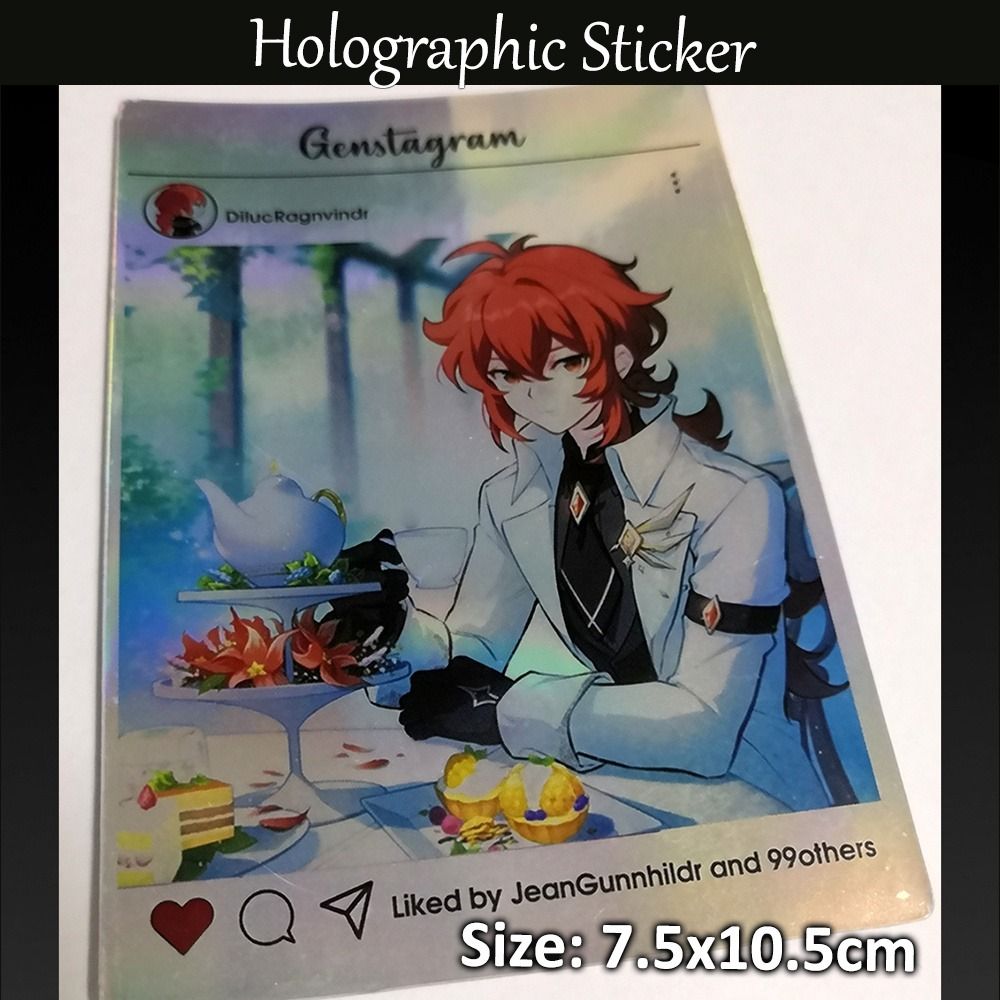 [READYSTOCKS] Genshin Impact Diluc Merch Set Genshin Diluc Gift Set ...