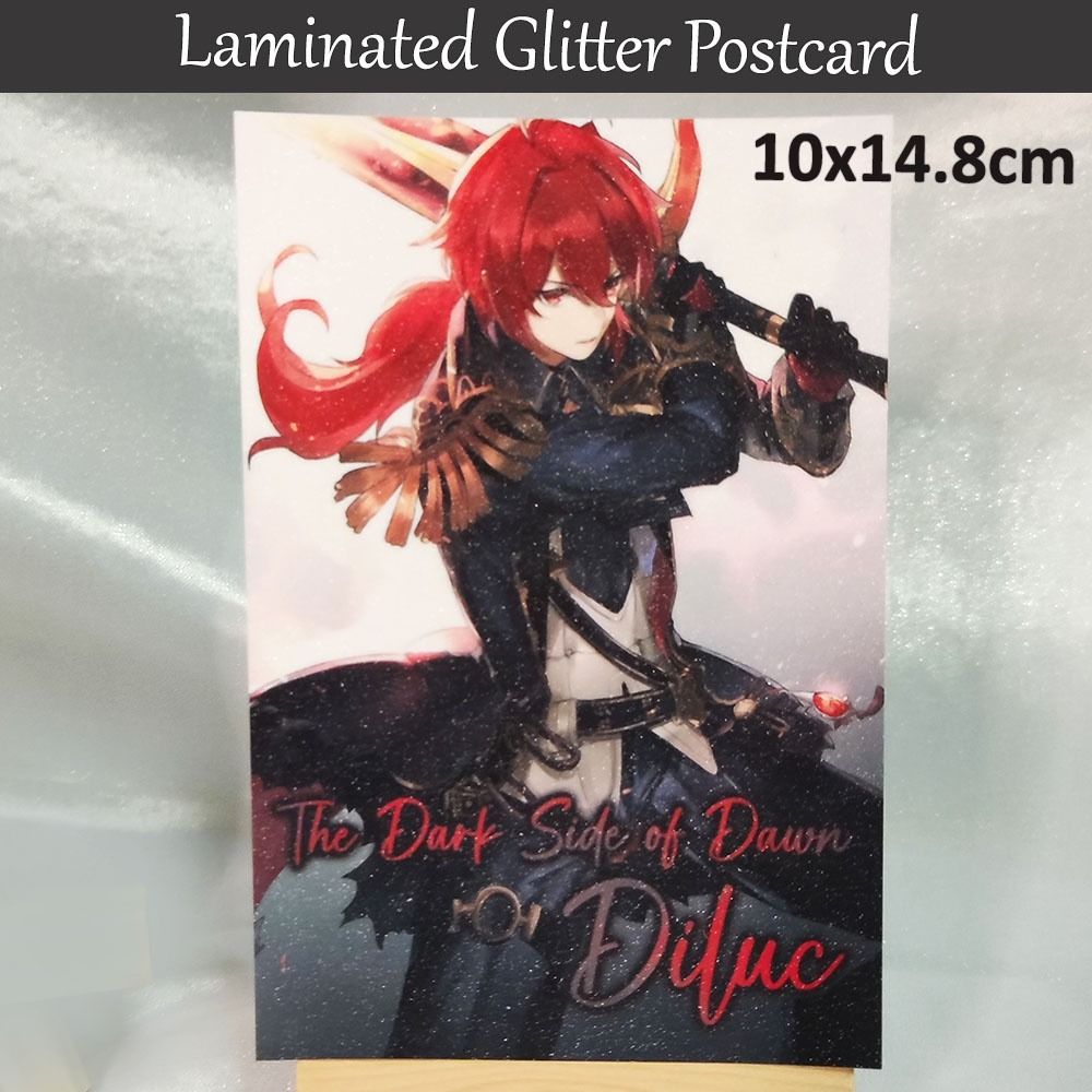 [READYSTOCKS] Genshin Impact Diluc Merch Set Genshin Diluc Gift Set ...