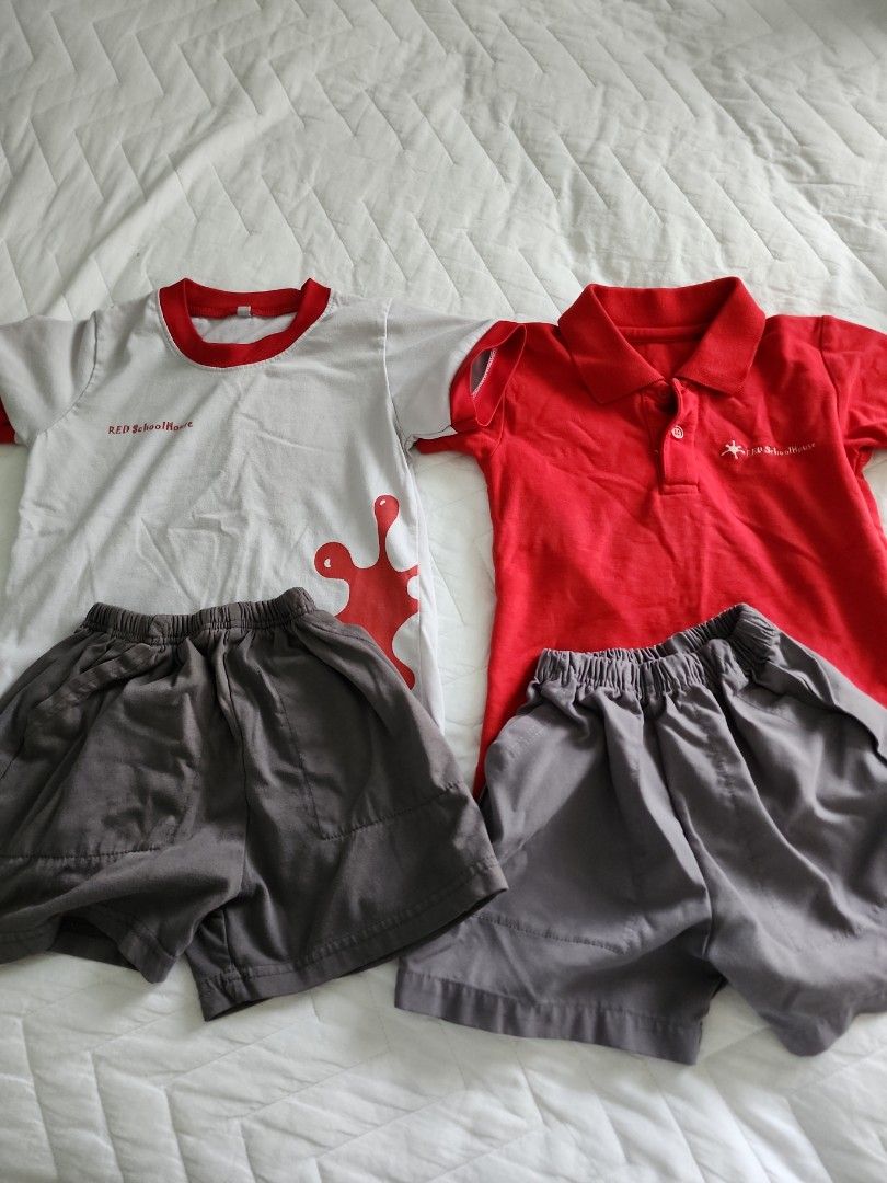 Red Schoolhouse uniform and PE sets, Babies & Kids, Babies & Kids ...