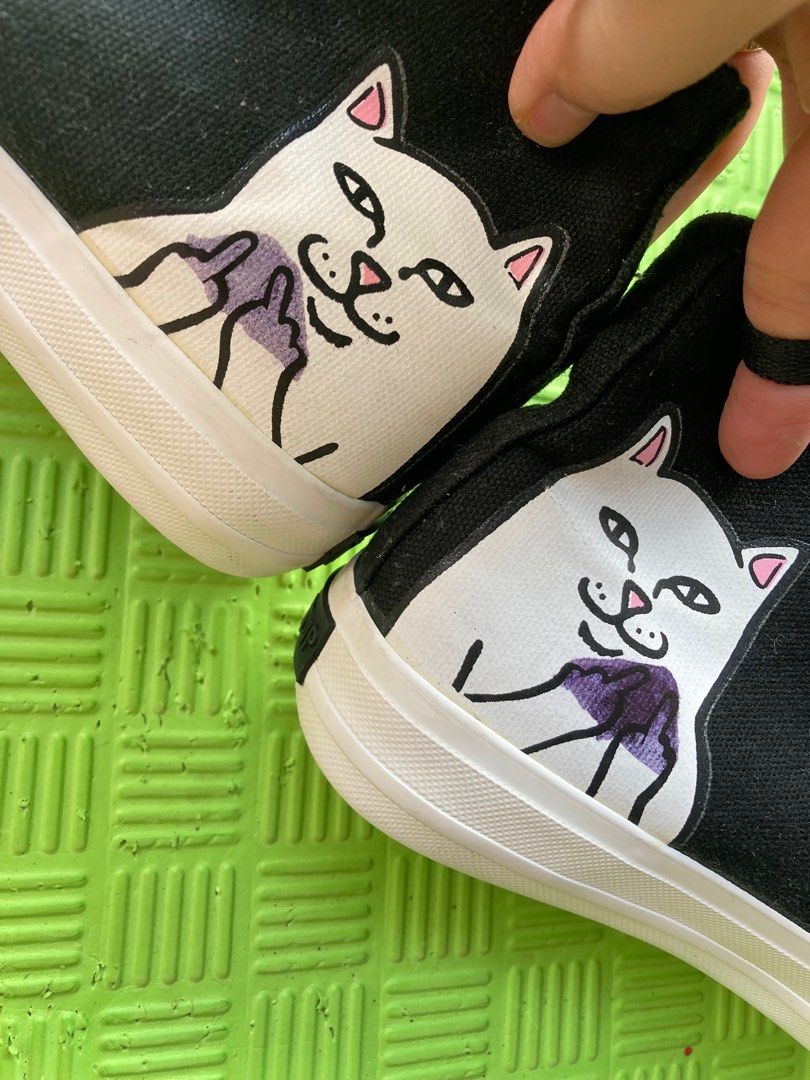 RIPNDIP HIGH LORD NERMAL CAT BLACK SKATE SHOES RIP N DIP, Babies & Kids ...