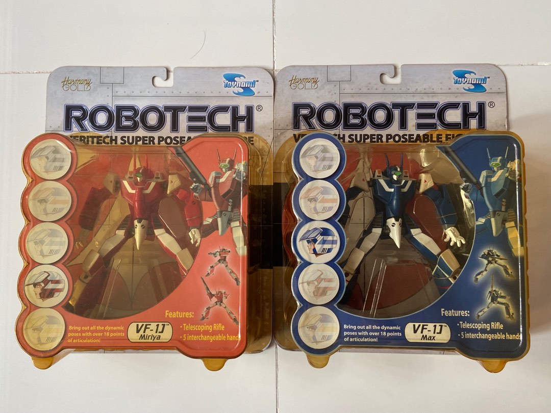 Robotech Toynami Macross VF-1J Miriya and Max, Hobbies & Toys, Toys ...