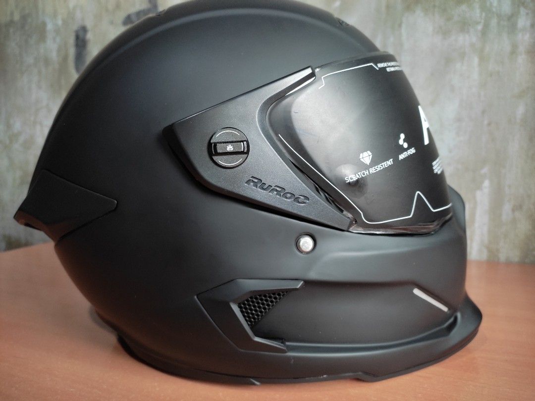 Ruroc Atlas 2.0 Core Black Helmet Size M 57-58 CM ( carbon fibre ...