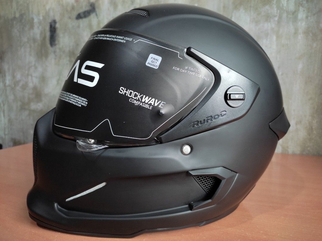 Ruroc Atlas 2.0 Core Black Helmet Size M 57-58 CM ( carbon fibre ...