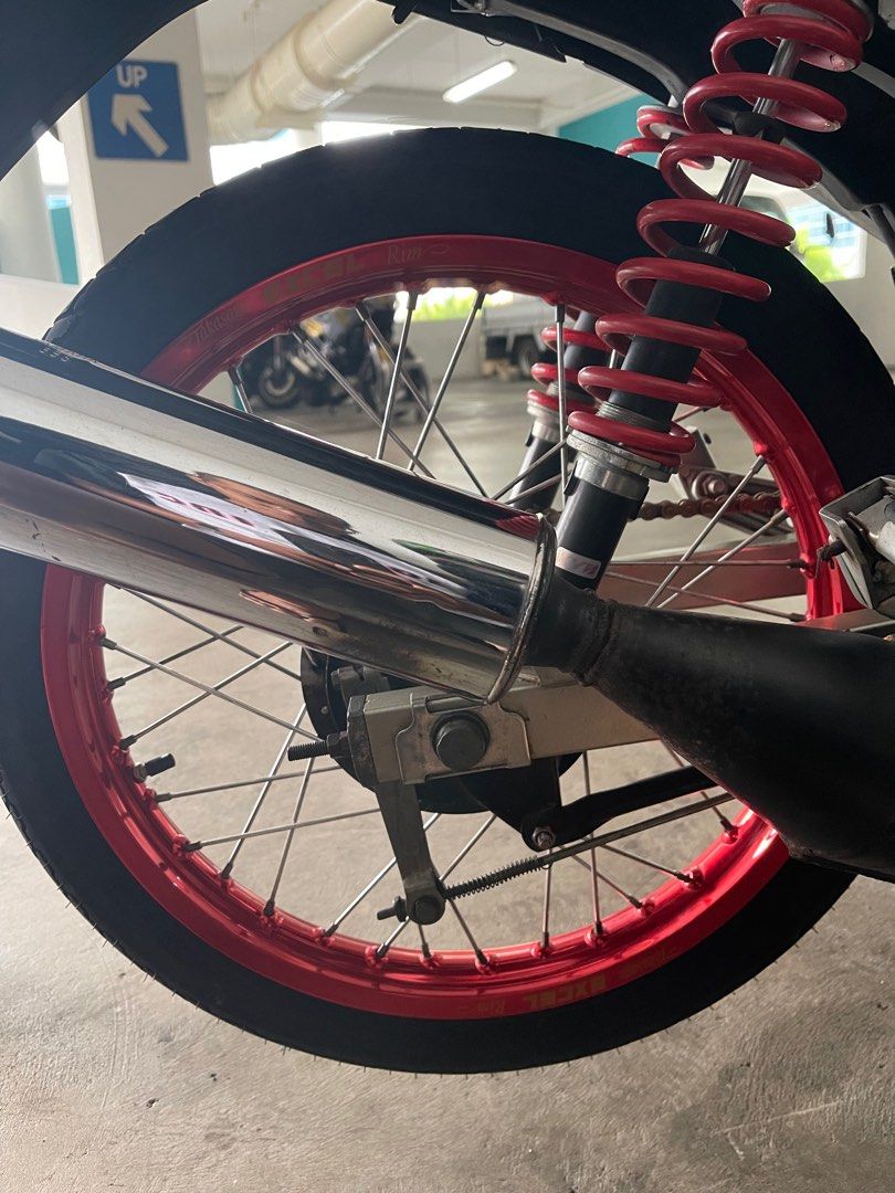 Rxz Takasago Excel Rim (Japan), Motorcycles, Motorcycle Accessories on ...