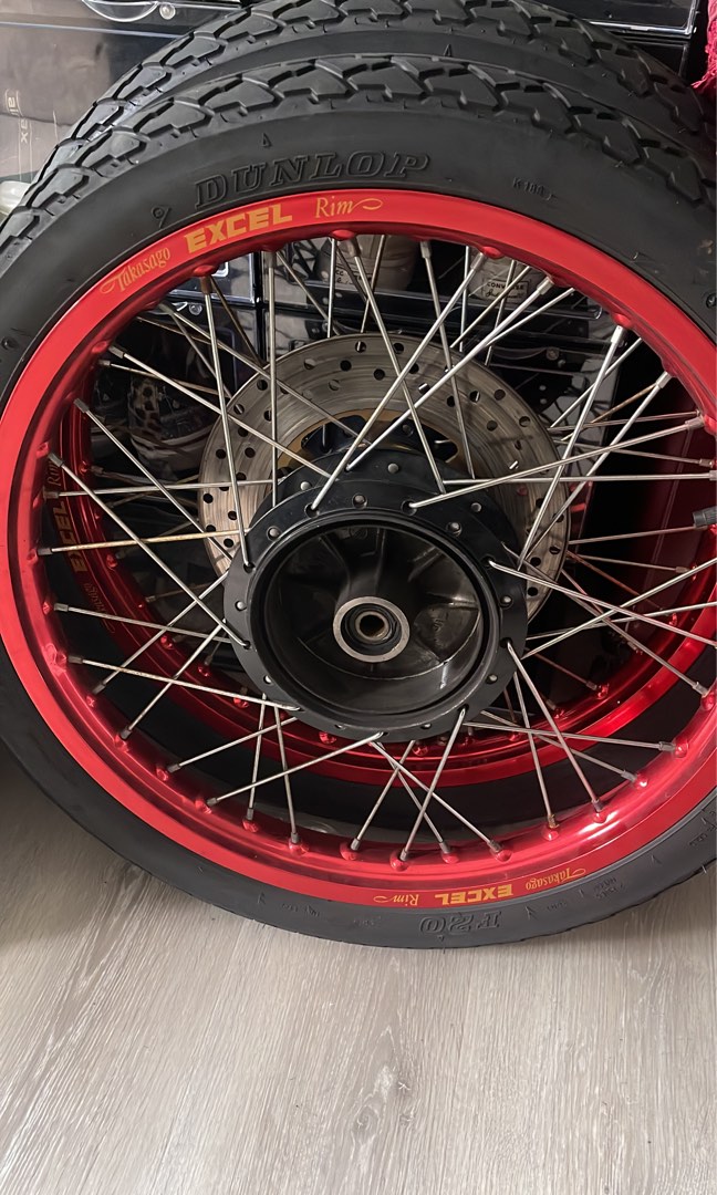 Rxz Takasago Excel Rim (Japan), Motorcycles, Motorcycle Accessories on ...