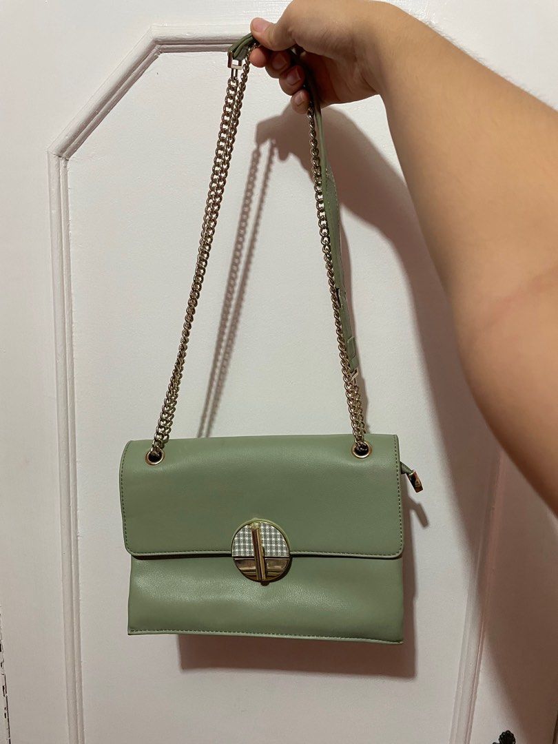 Sage Green Bag, Women's Fashion, Bags & Wallets, Shoulder Bags on Carousell