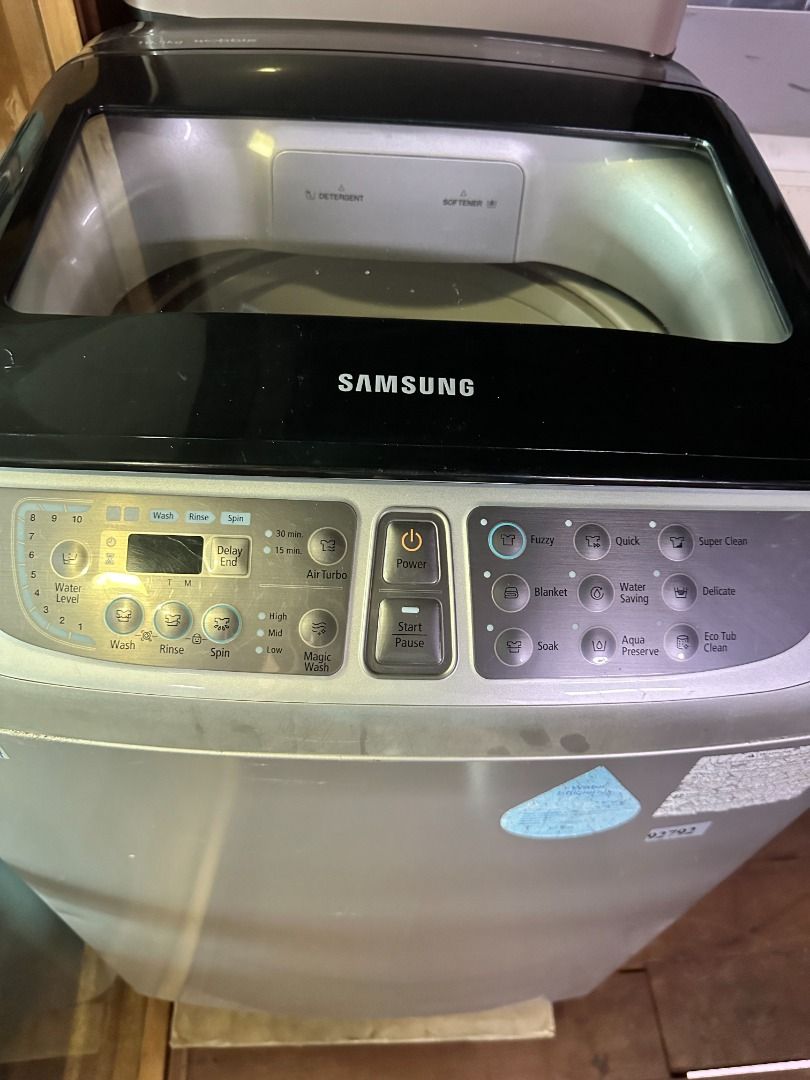 SAMSUNG 10.5KG Top-Loader Washing Machine WA10F5S5 (New PC Box) (92792 ...
