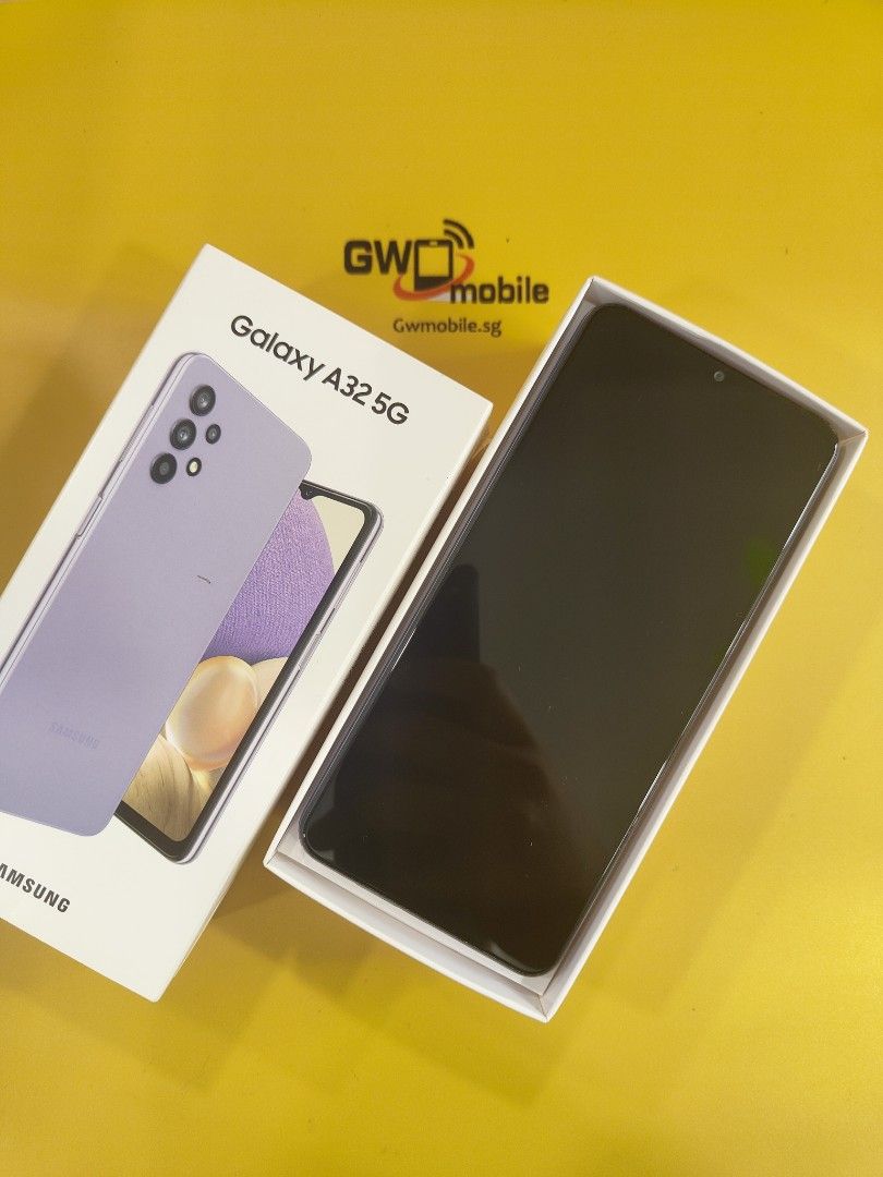 SAMSUNG A32 4+128GB 5G PURPLE 11675, Mobile Phones & Gadgets, Mobile ...