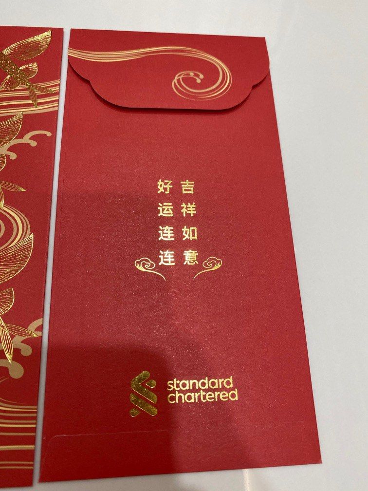 SCB 2023 Standard chartered red packets, Hobbies & Toys, Stationery ...