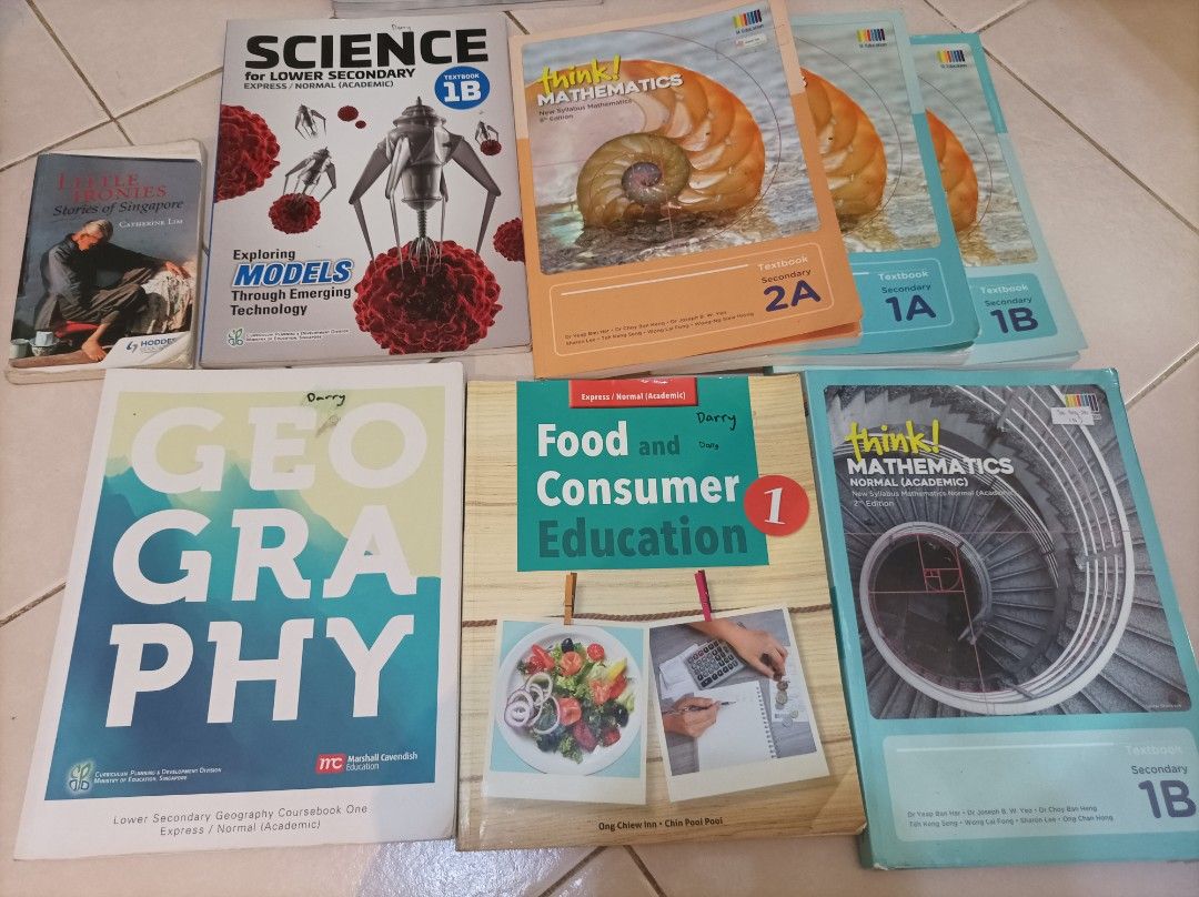 Sec 1 and 2 textbook, Hobbies & Toys, Books & Magazines, Textbooks on ...