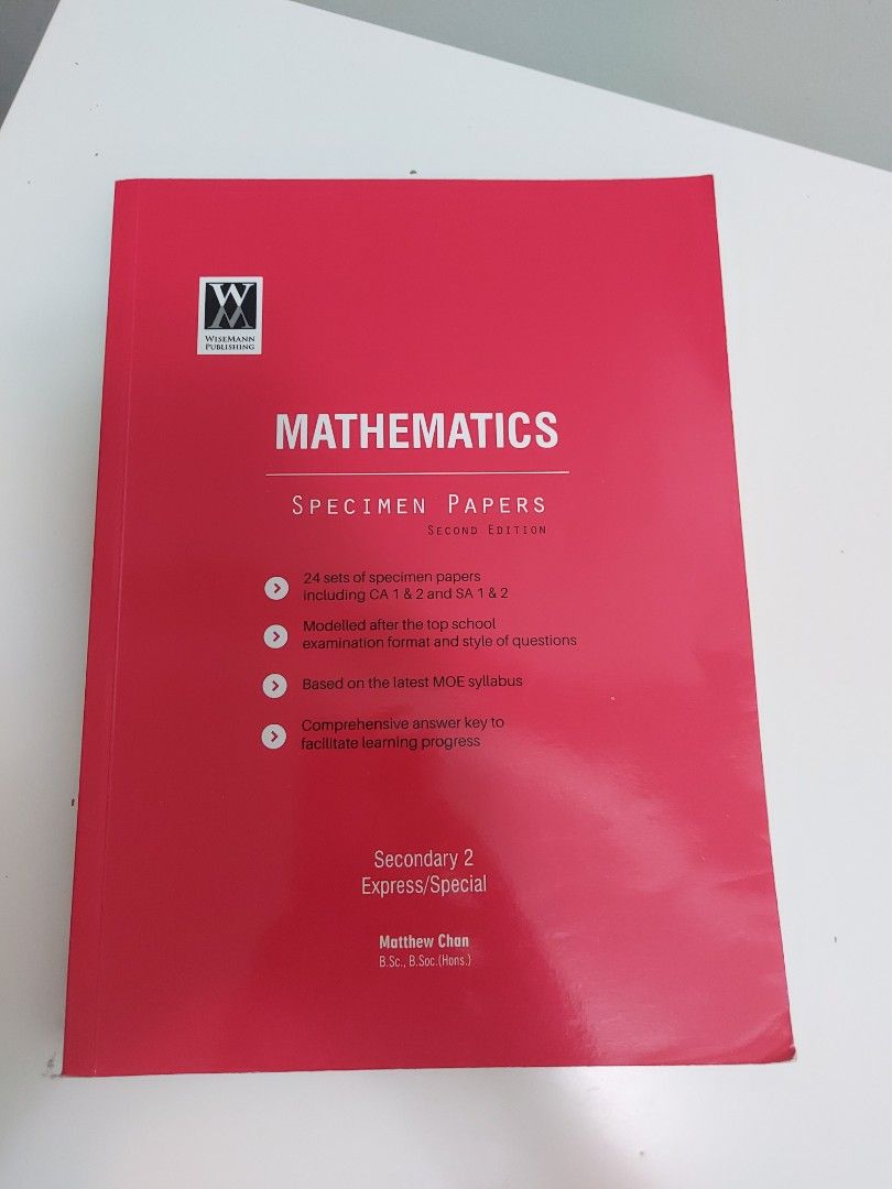 Secondary school maths books to give away, Everything Else on Carousell