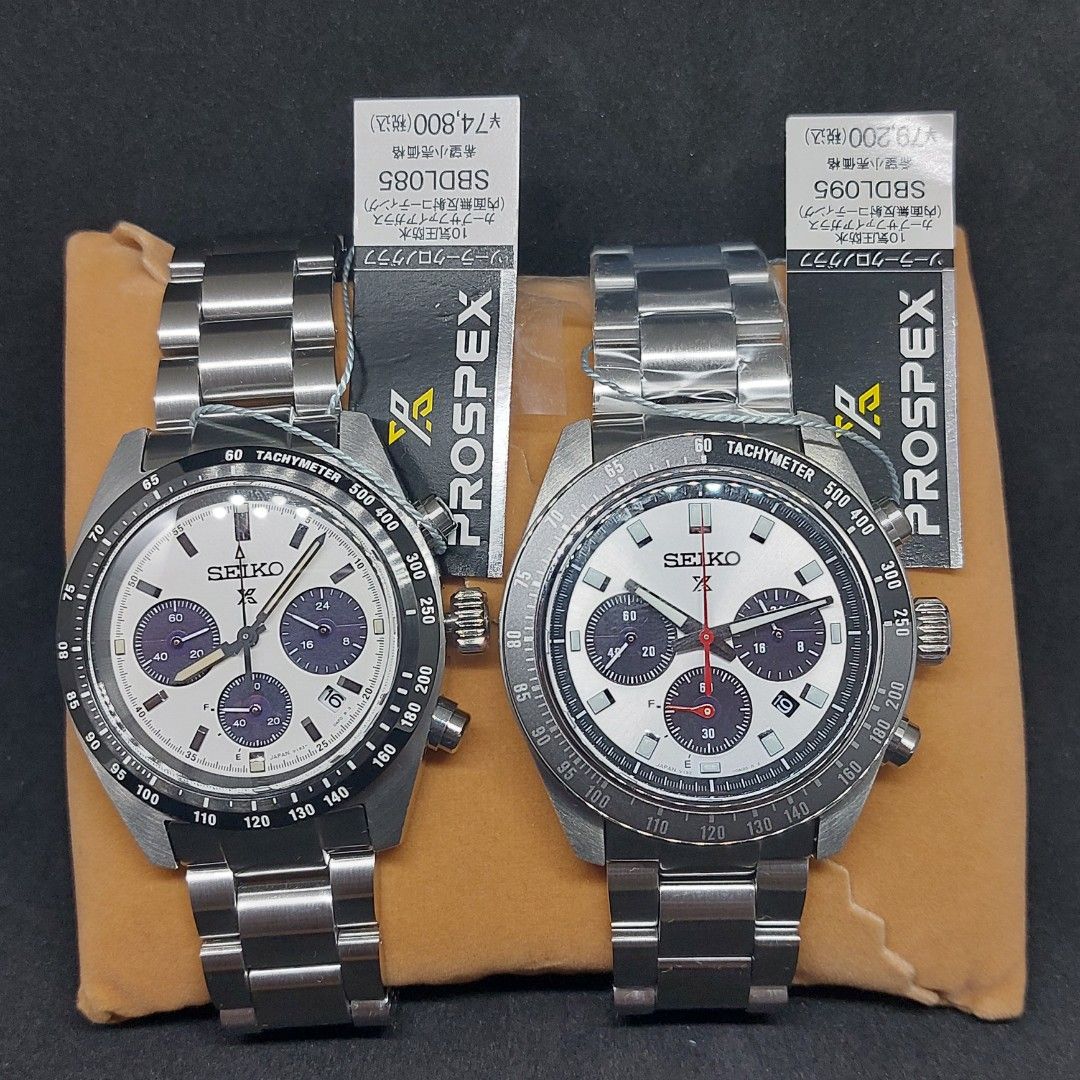 SEIKO PROSPEX SPEEDTIMER SOLAR CHRONOGRAPH PANDA DIAL SBDL085 / SSC813 MADE IN JAPAN JDM, Men's ...