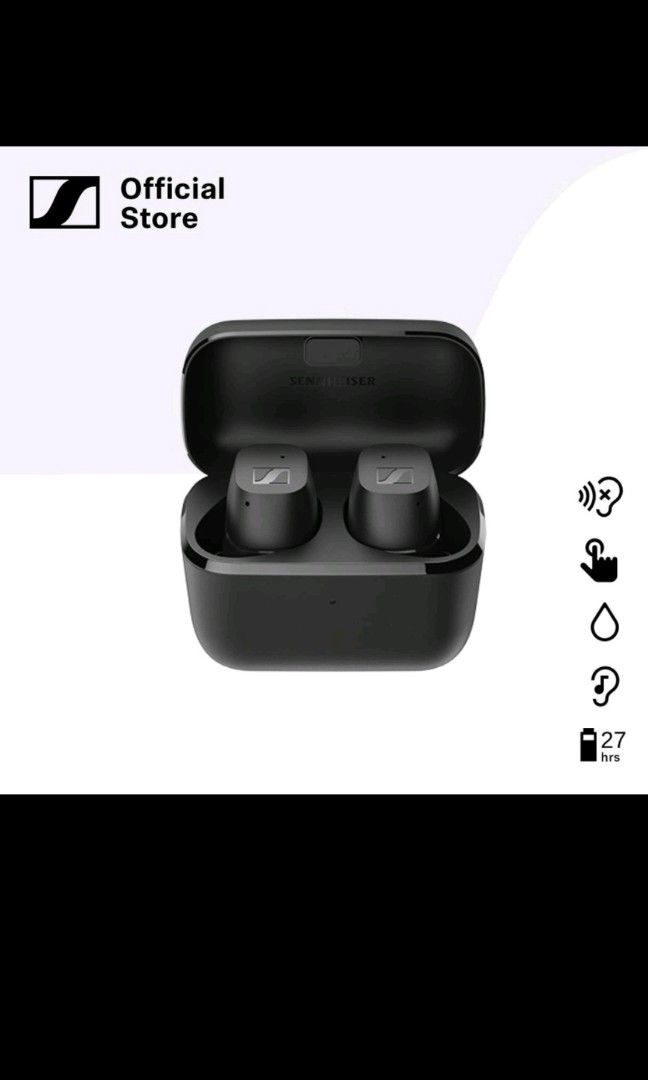 Sennheiser cx true wireless earbuds, Audio, Earphones on Carousell