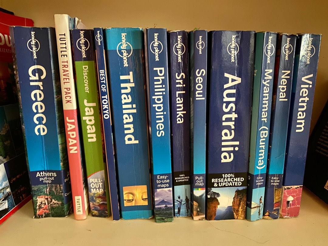 Set of 12x lonely planet guides, Hobbies & Toys, Books & Magazines ...