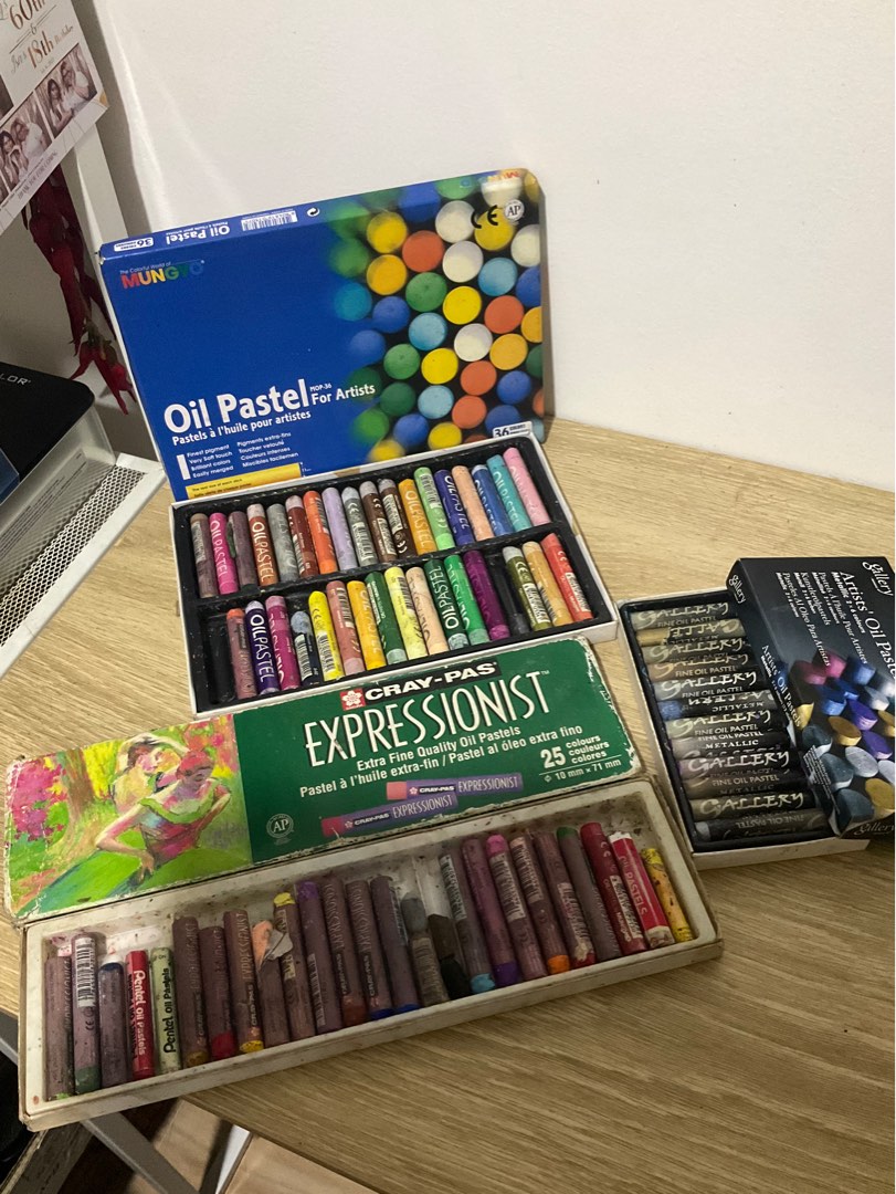 Set of Oil Pastels for Artists, Hobbies & Toys, Stationary & Craft ...
