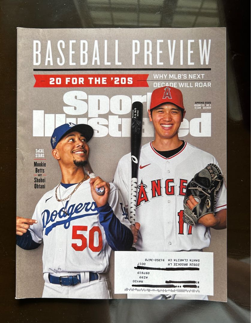 Shohei Ohtani Sports Illustrated 2020 Issue MLB Preview, Hobbies & Toys ...