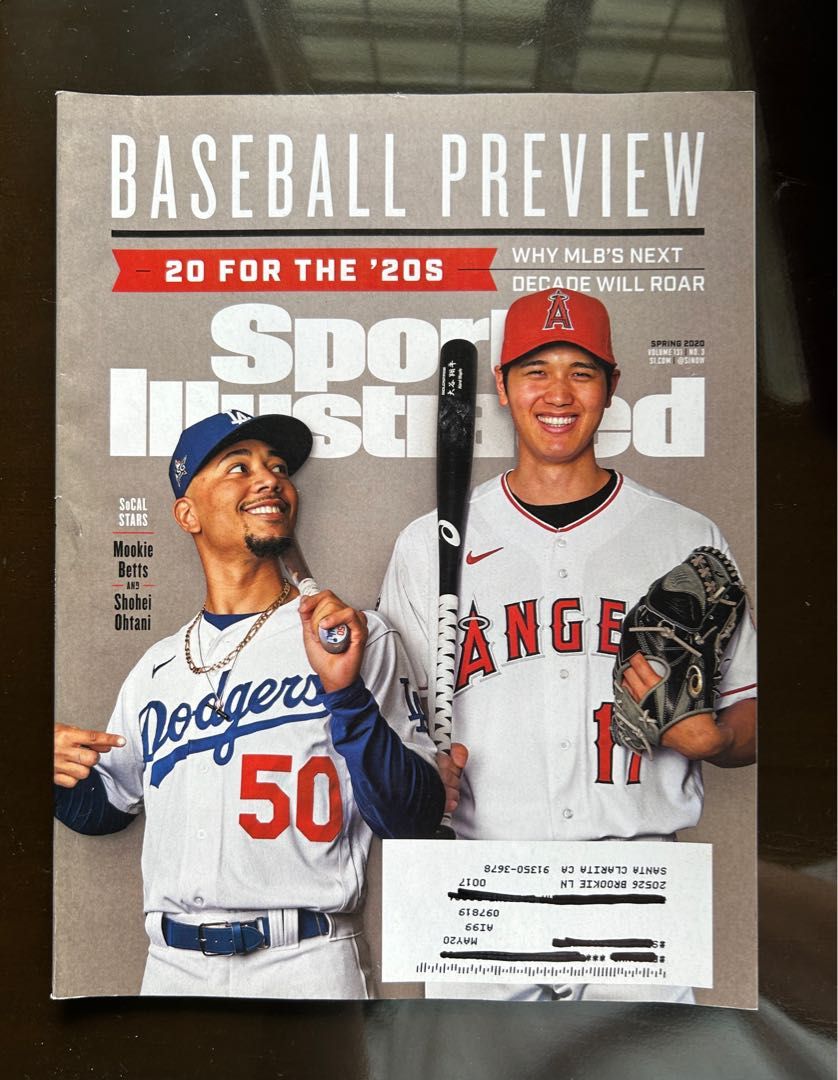 Shohei Ohtani Sports Illustrated 2020 Issue MLB Preview, Hobbies & Toys ...