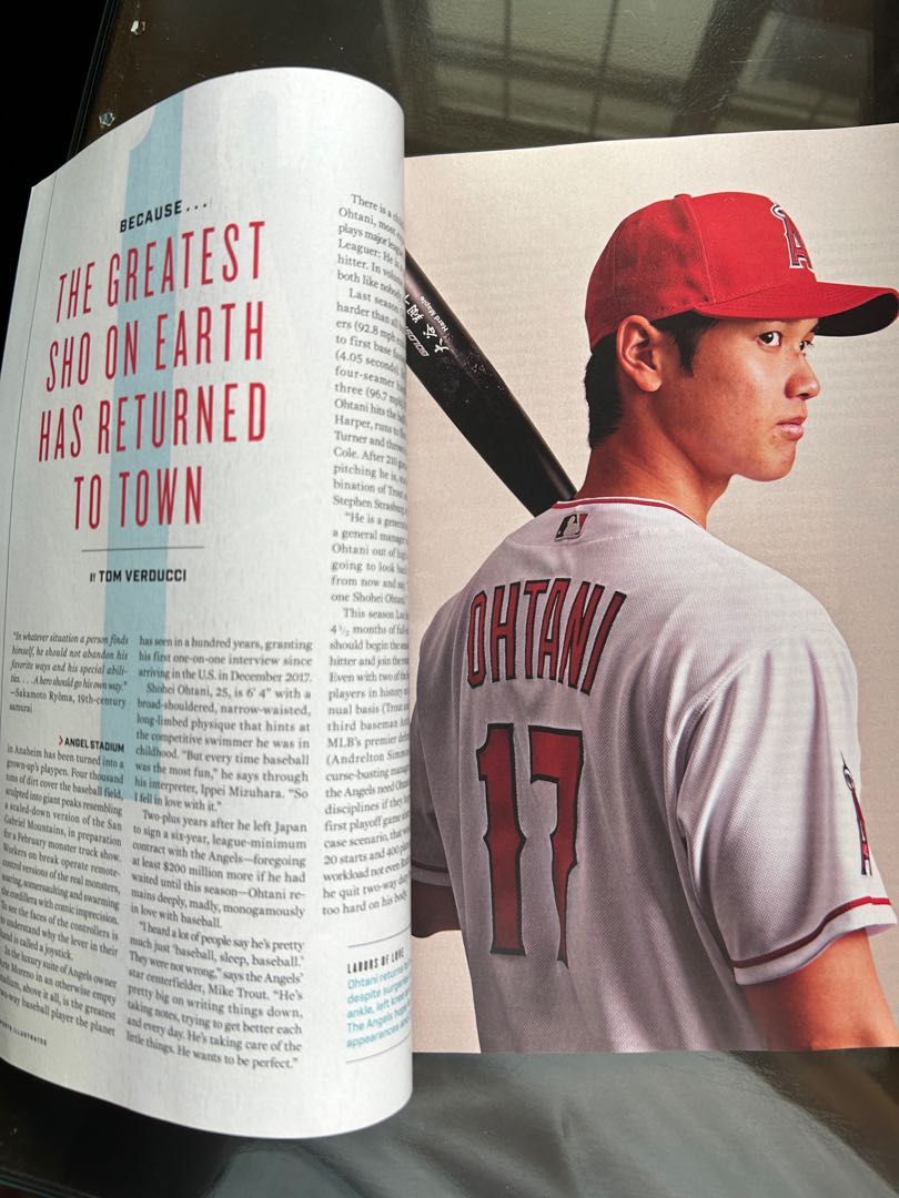 Shohei Ohtani Sports Illustrated 2020 Issue MLB Preview, Hobbies & Toys ...